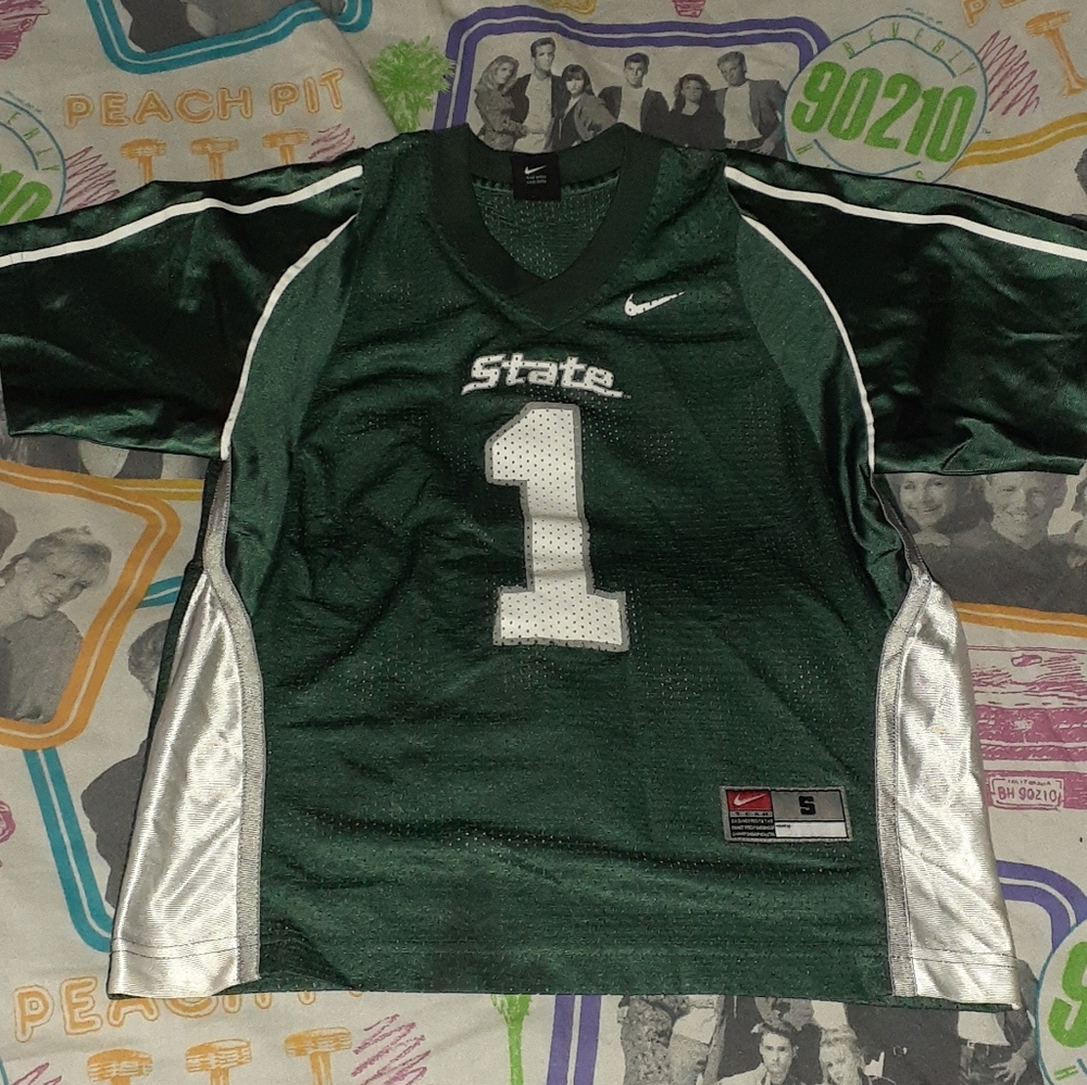 Nike Michigan State Spartans Football Jersey Vintage … - Gem